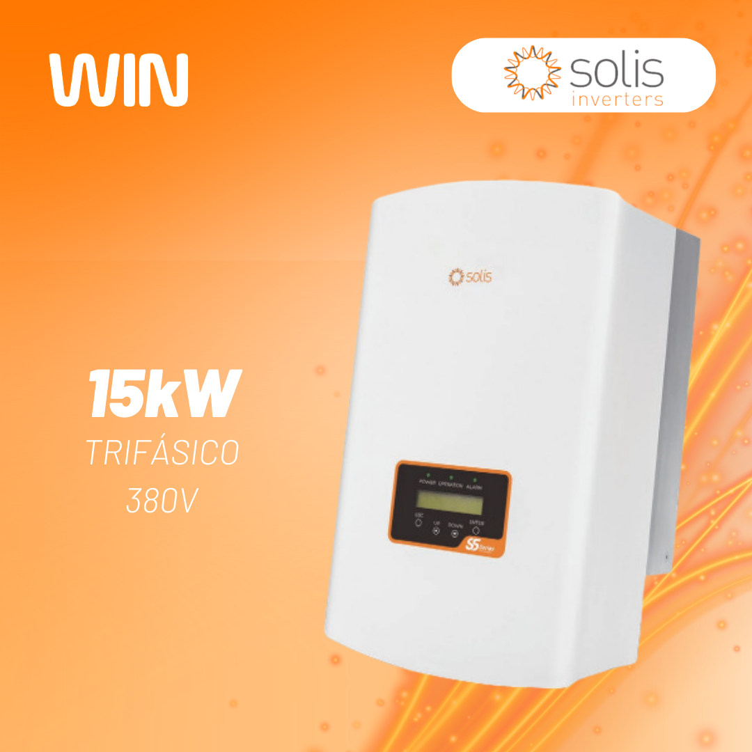 Inversor Solis Trifasico 15kw - 2 Mppt - 380v - S5-Gr3p15k ...